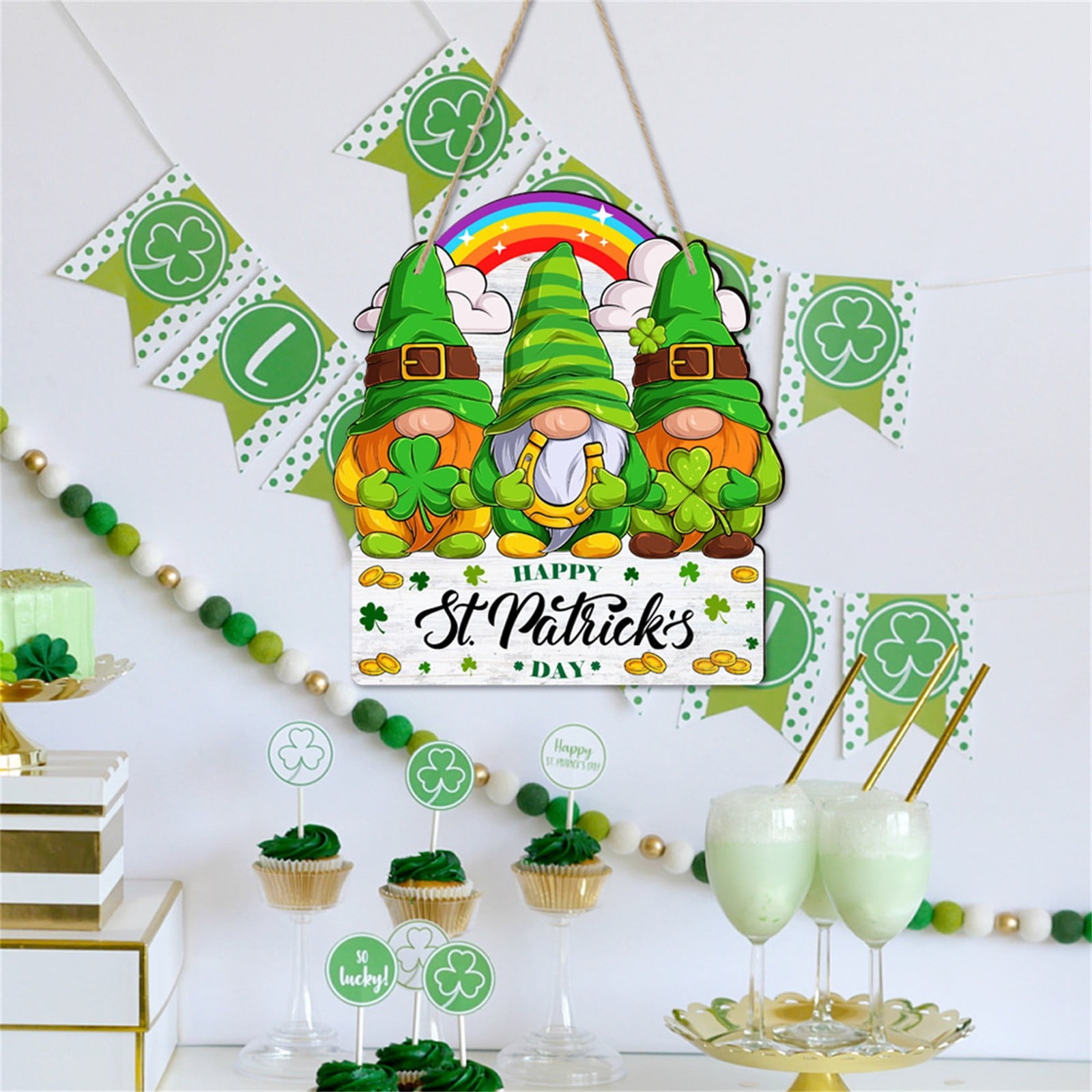 Door Sign St Patricks Day Decorations Front Door Decor St Patricks Day ...