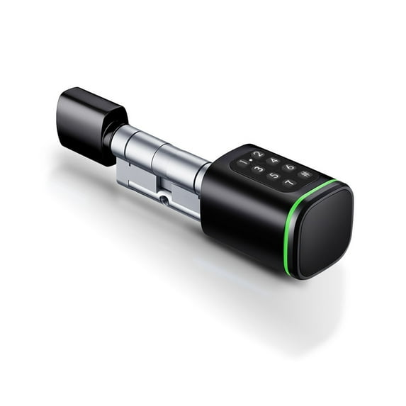 Door Smart Cylinder Lock Bluetooth APP Digital Password Card Mechanicak ...