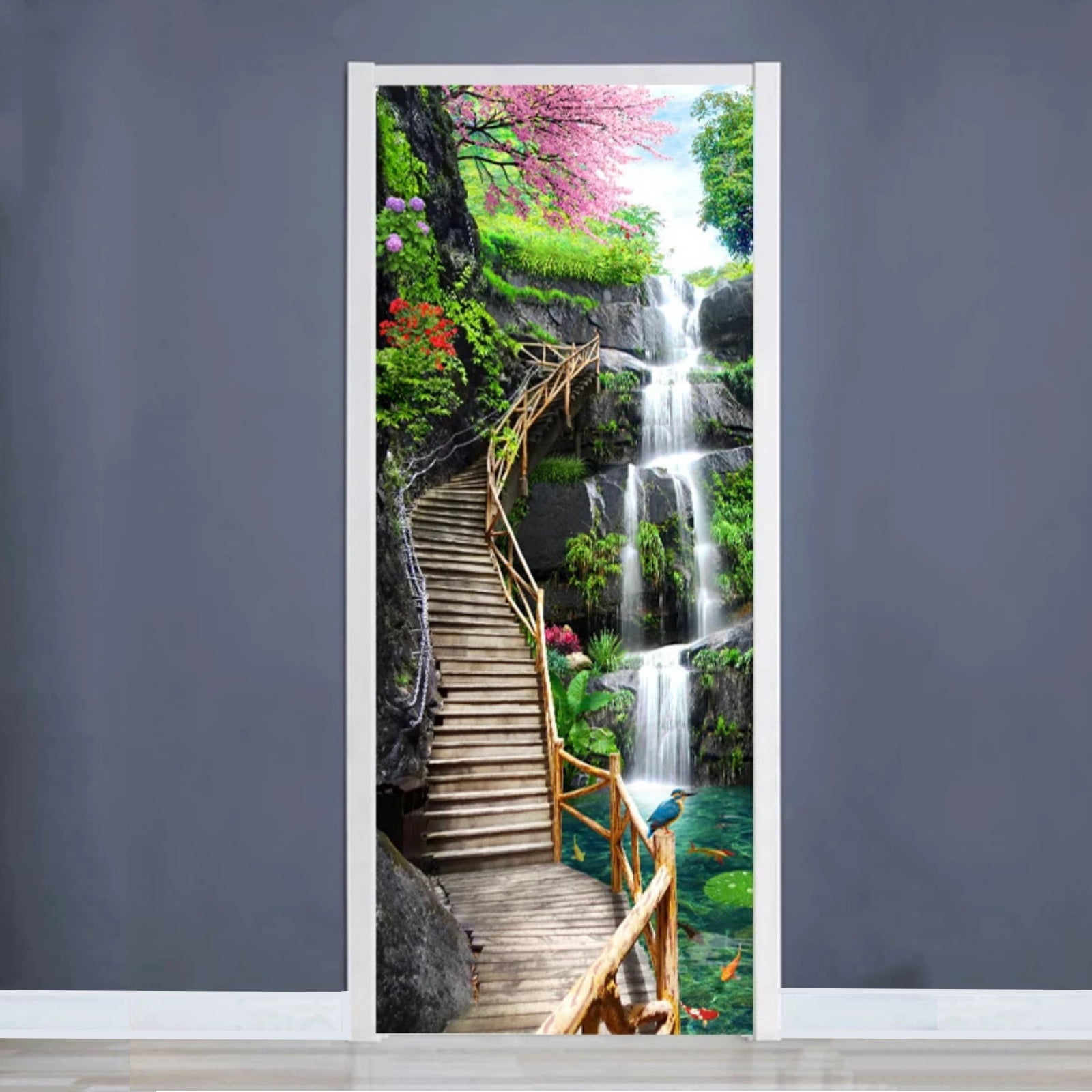 Door Sticker, 3D Door Mural Peel and Stick, Door Decal Sticker ...