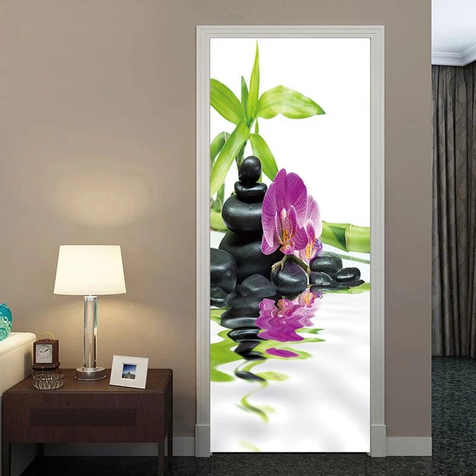 Door Sticker House Door Sticker Stone Transfer Design Home Entrance ...