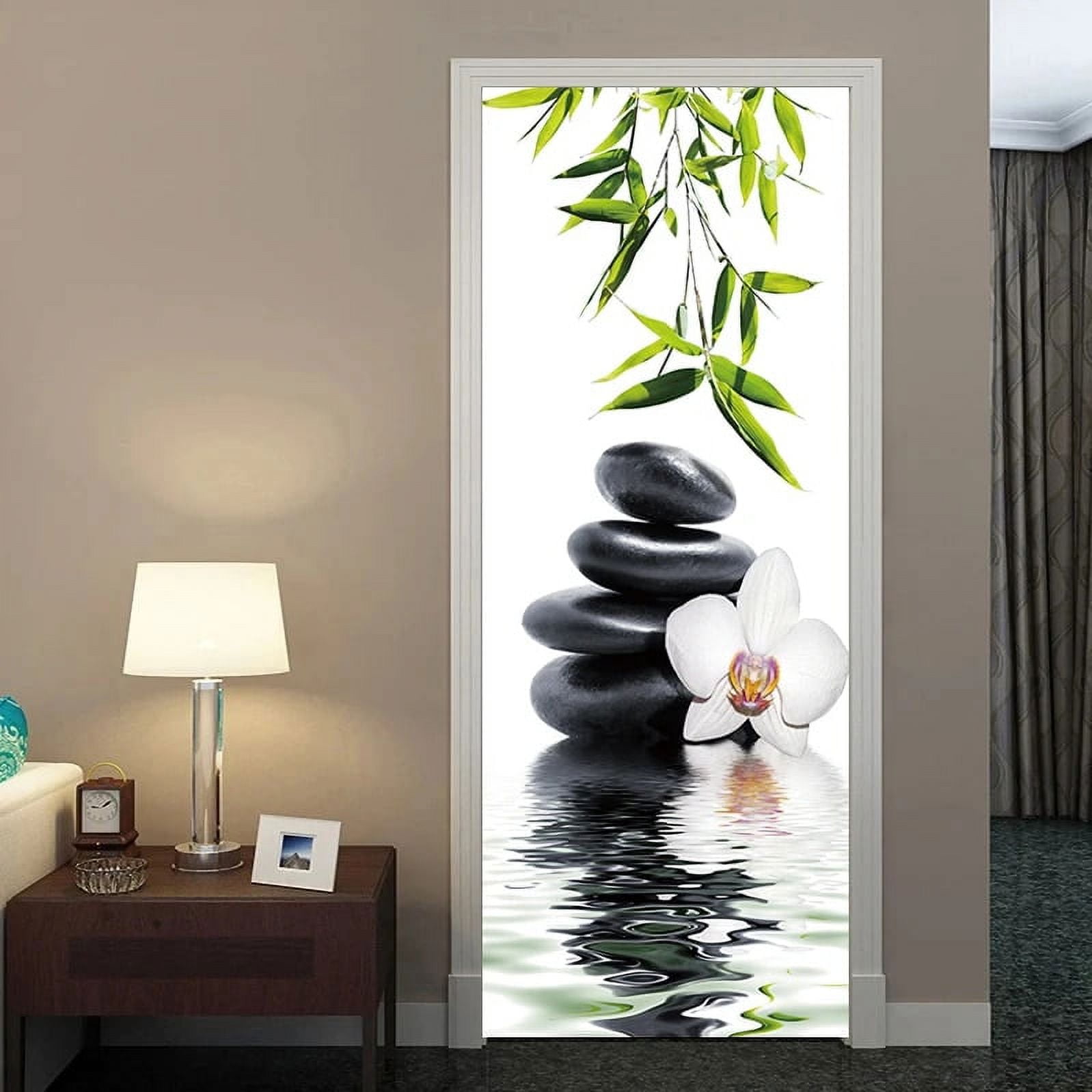 Door Sticker House Door Sticker Stone Transfer Design Home Entrance ...