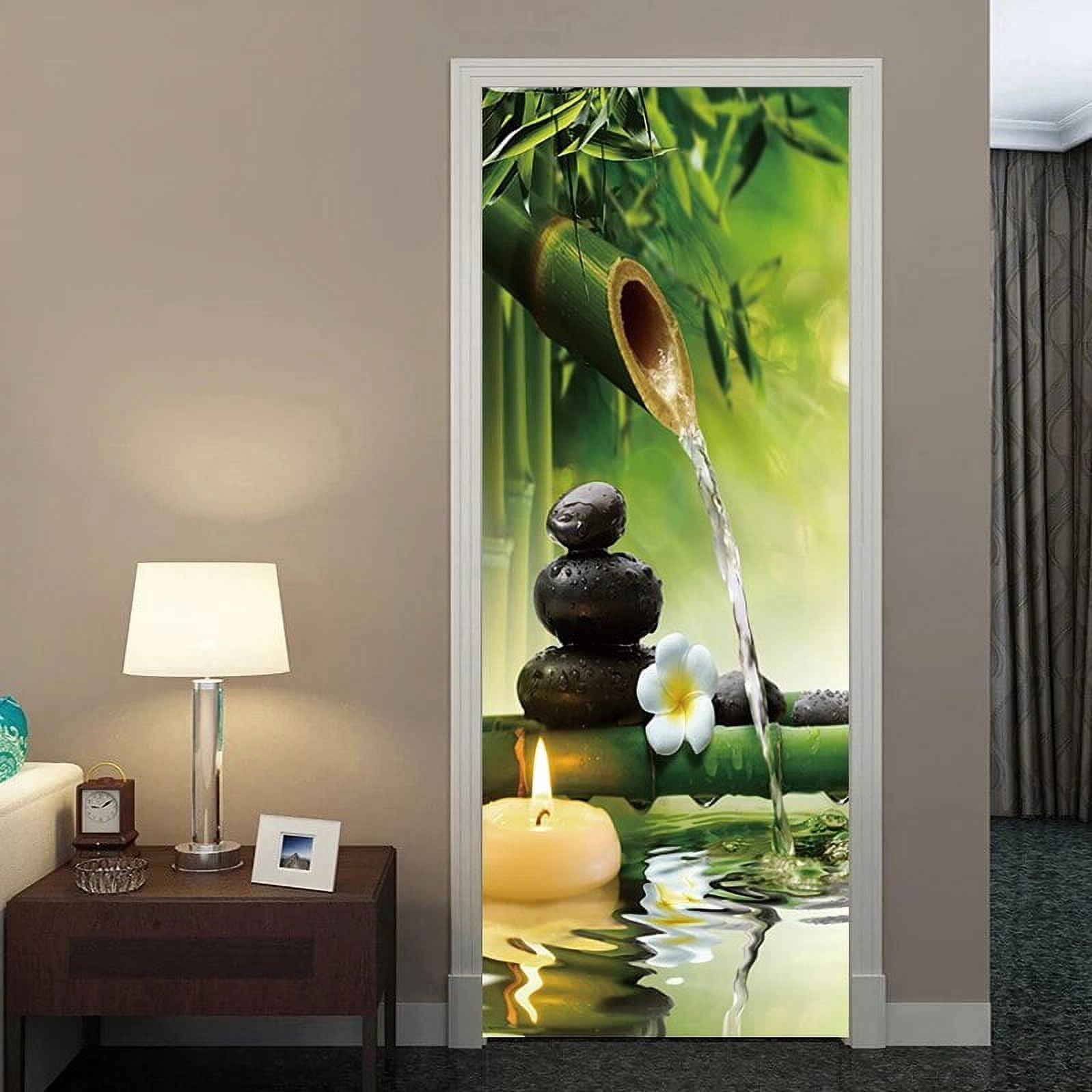 Door Sticker House Door Sticker Stone Transfer Design Home Entrance ...