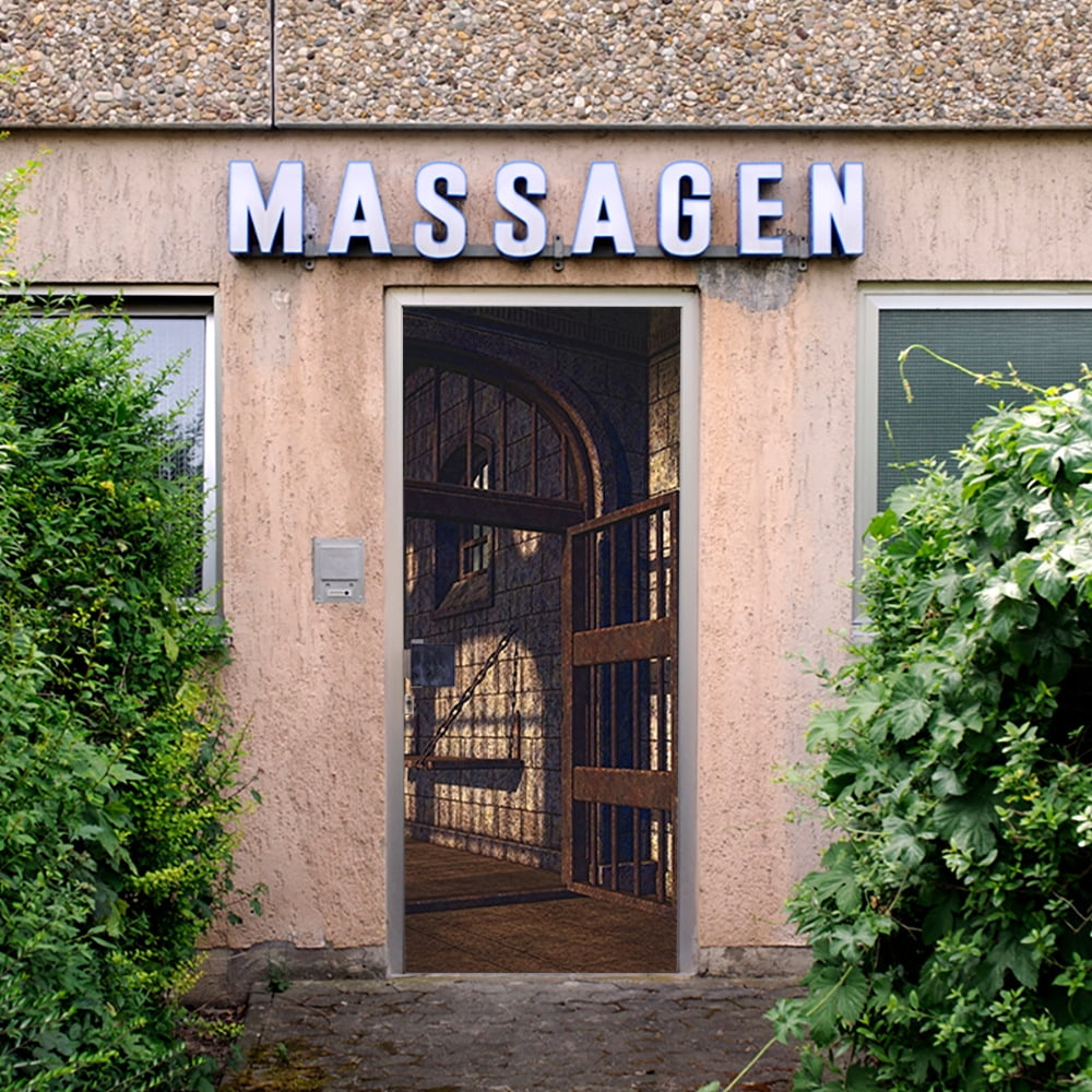 Door Sticker Wallpaper Murals Peel and Stick, Wall Sticker Decal for ...