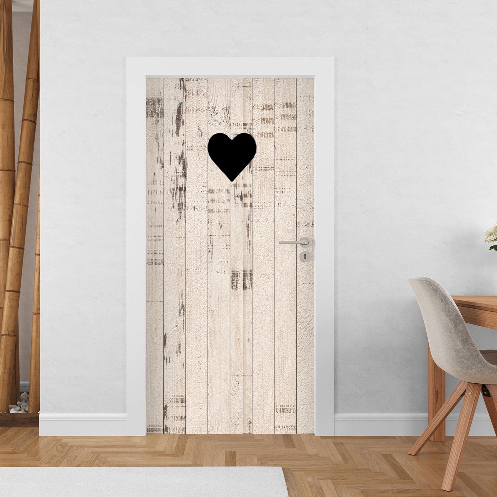 Door Stickers Decor Removable, Artificial Door Sticker, Door Stickers ...