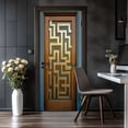 Door Stickers Peel and Stick Door Mural Mid Century Modern Front Doors ...