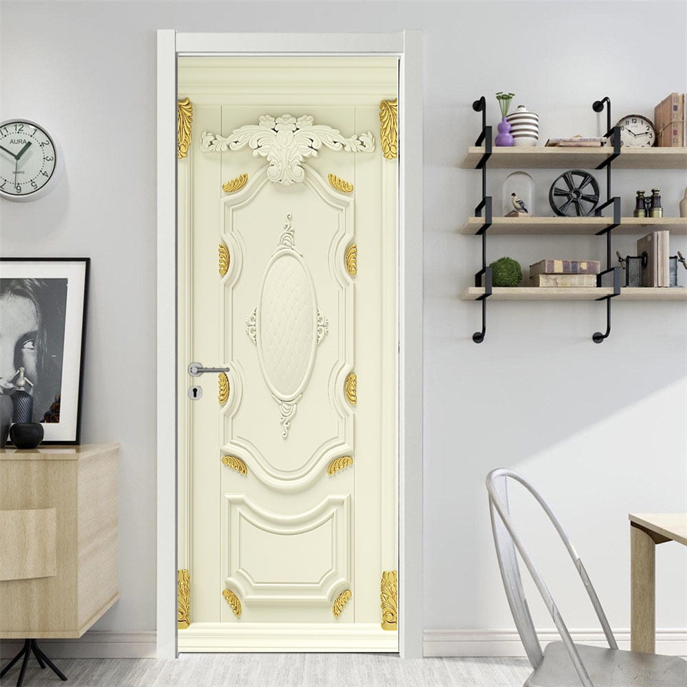 Door Stickers Self Adhesive Mural Wallpaper Poster PVC Removable ...