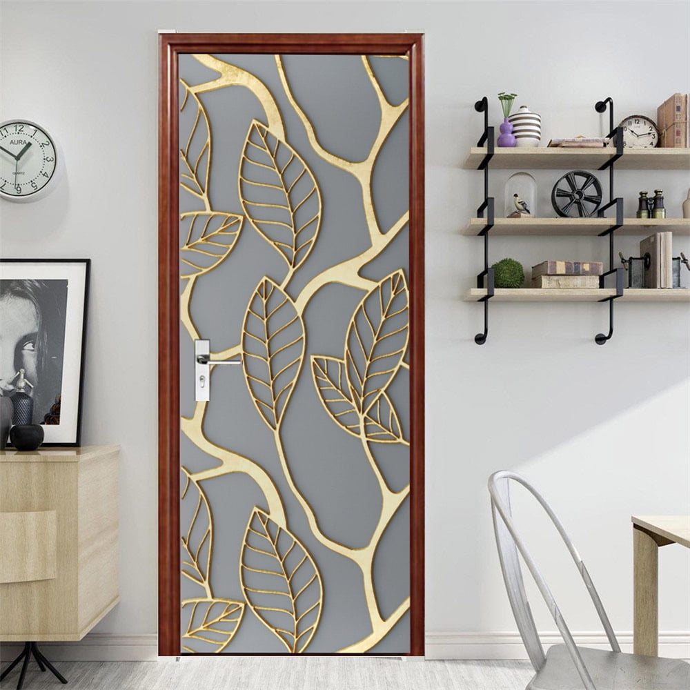 Door Stickers Self Adhesive Mural Wallpaper Poster PVC Removable ...