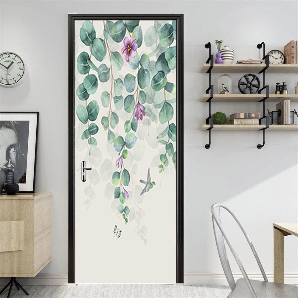 Door Stickers Self Adhesive Mural Wallpaper Poster PVC Removable ...