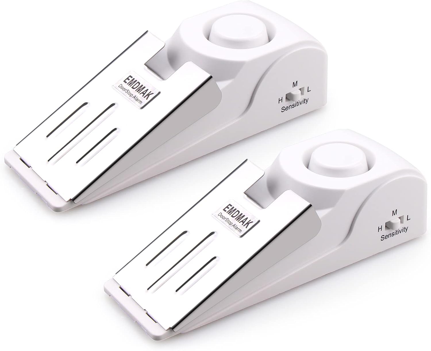 Door Stop Alarm with 120DB Siren Door Stop for Home & Travel (White ...