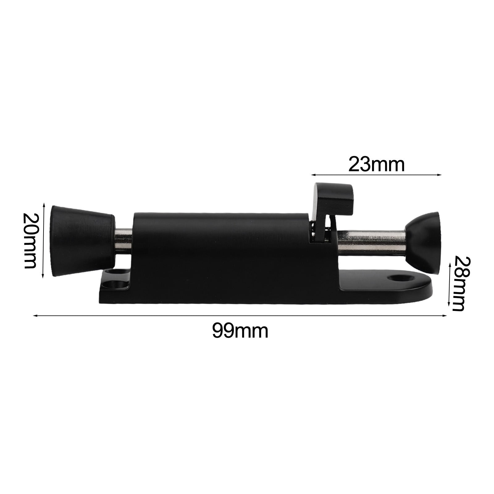 Door Stop Base Zinc Alloy Holder Spring-Loaded Release Foot Switch Gate ...