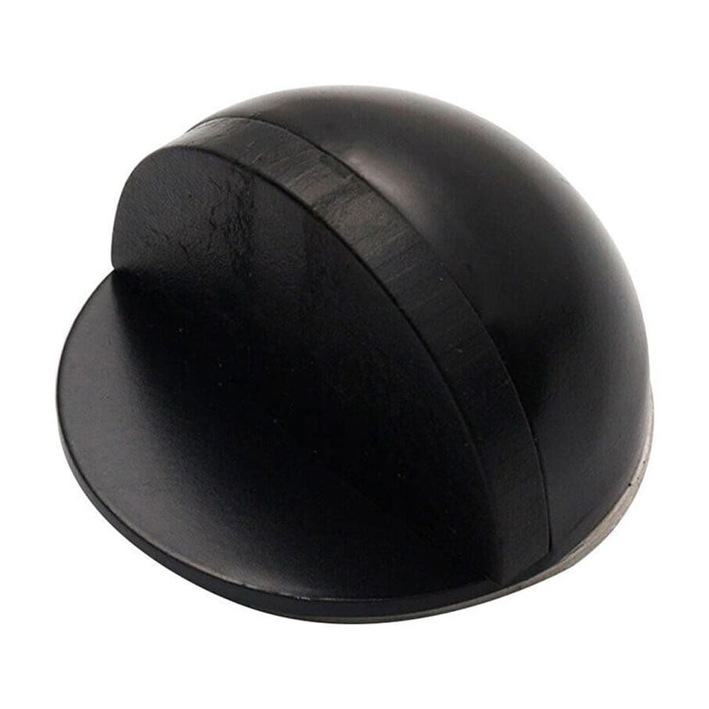 Door Stop Floor Wall Oval Stopper Stick-on Easy Installation Rubber ...