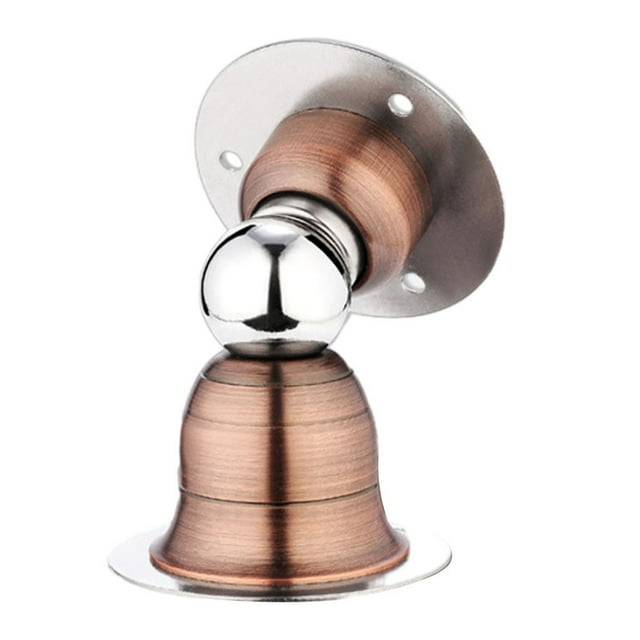 Door stop Magnetic Door Stopper Stainless Steel Doorstop Silent Wall ...