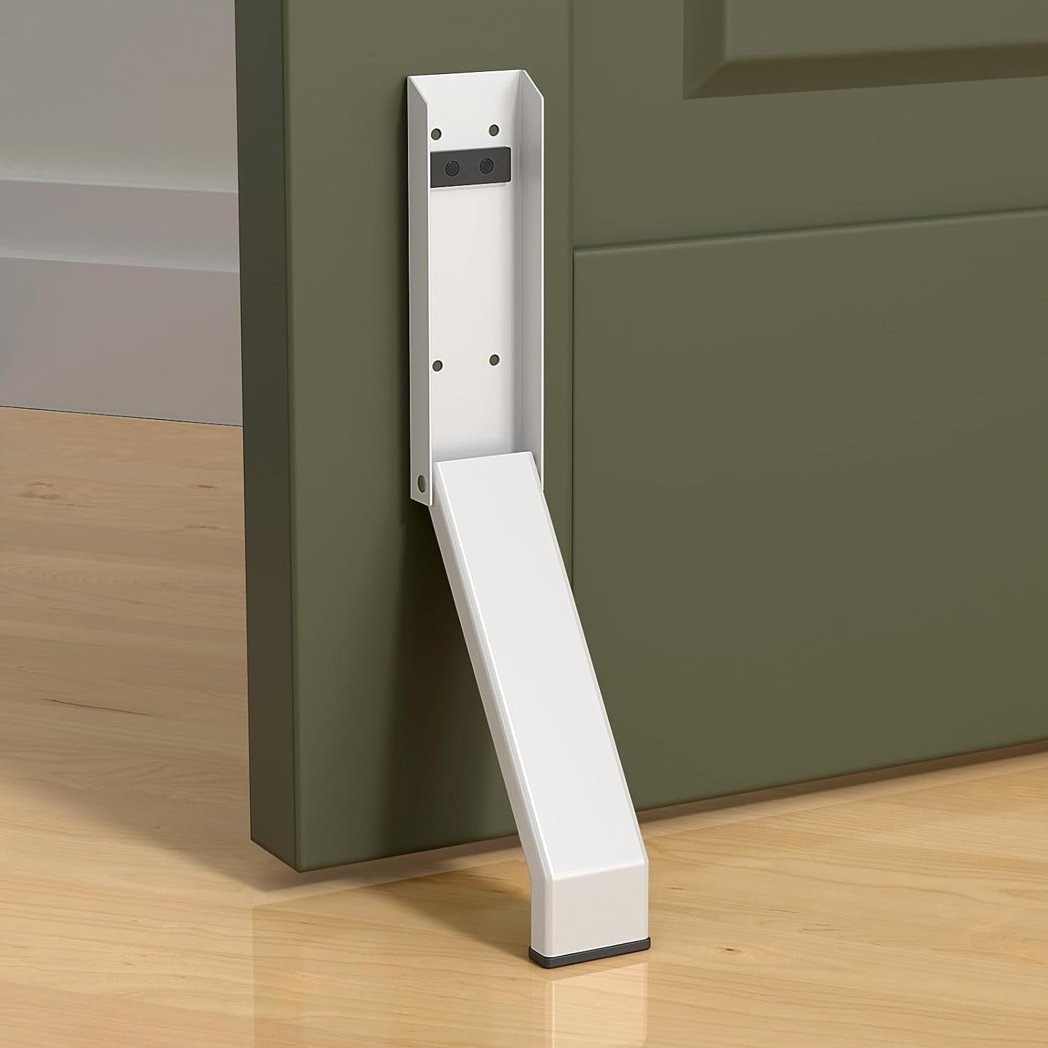 Door Stop, No Drilling Door Stoppers to Keep Door Open, Easy Pedal Kick ...