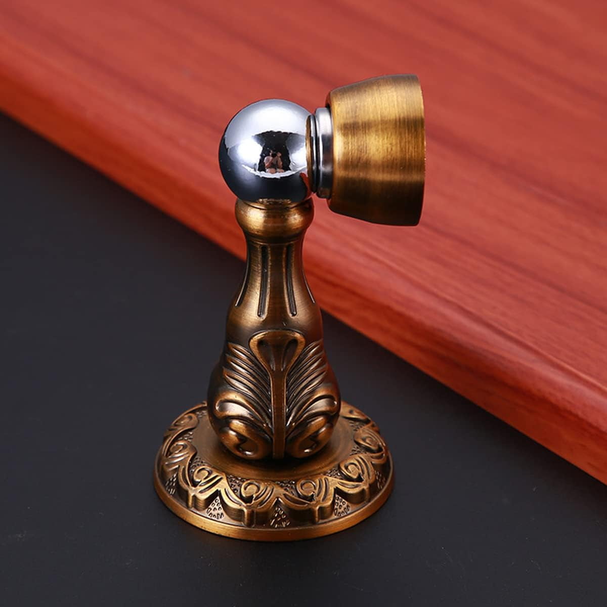 Door Stop, Vintage Metal Magnetic Door Stop, 2 Pack Magnetic Door Catch ...