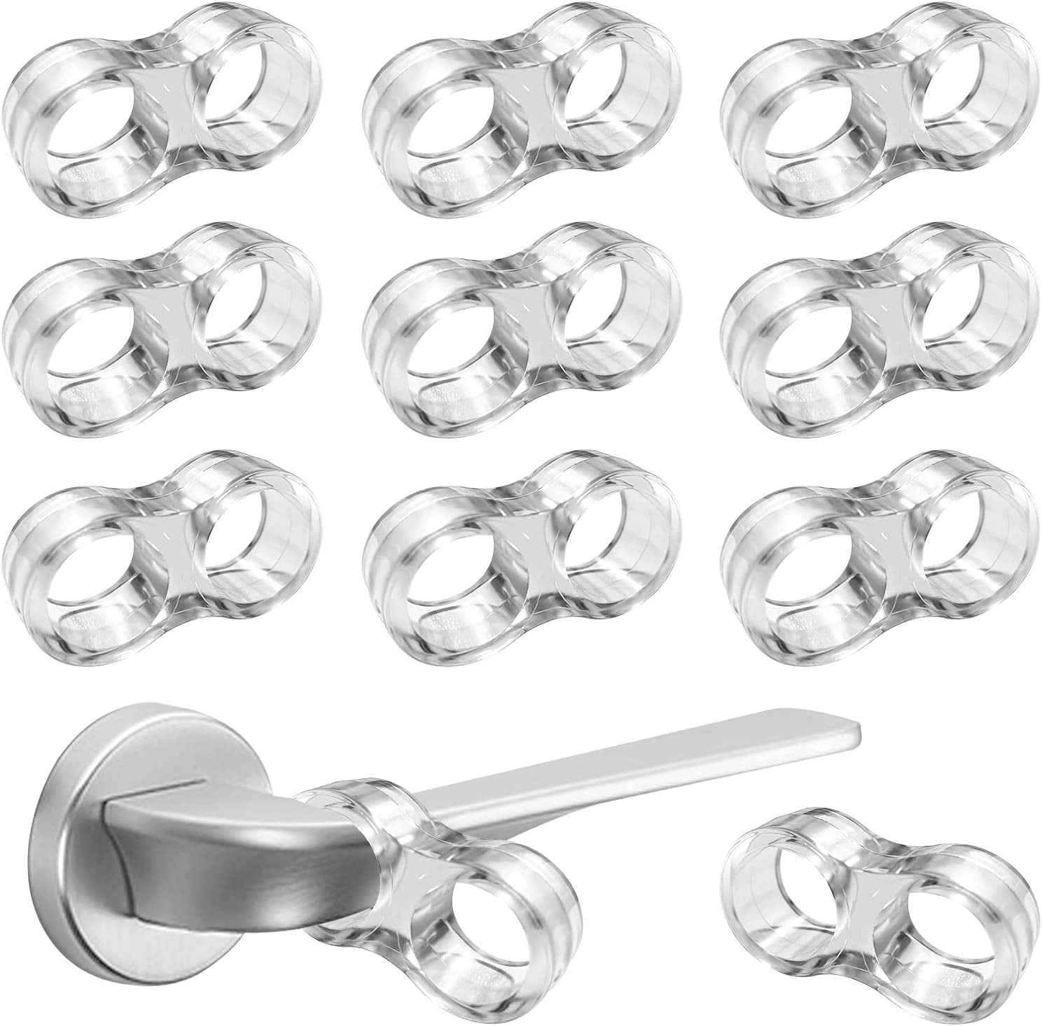 Door Stopper, 10 Pieces Of Door Stopper Door Stopper Protection Handle ...
