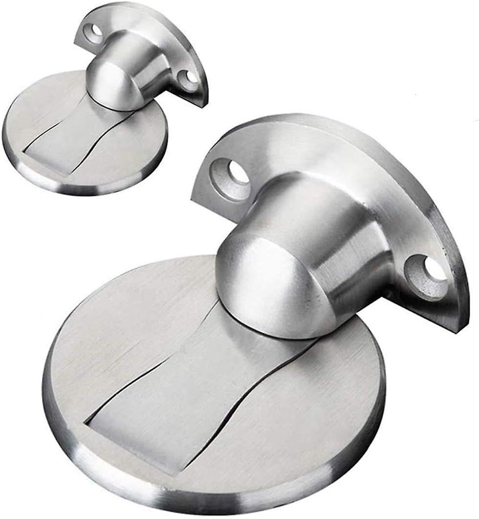 Door Stopper, 2 Pack Invisible Magnetic Door Stop, Heavy Duty Floor ...