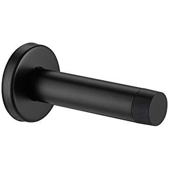 Door Stopper Black, 304 Stainless Steel Thicken 1mm Sound Dampening ...