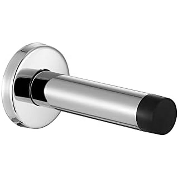 Door Stopper Chrome, 304 Stainless Steel Thicken 1mm Sound Dampening ...