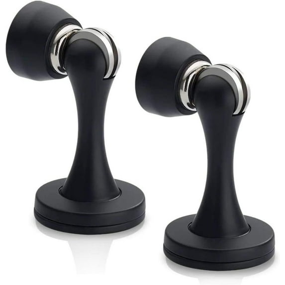 Door Stopper, Magnetic Door Stops, Brushed Satin Nickel, 2 Pack Wall ...