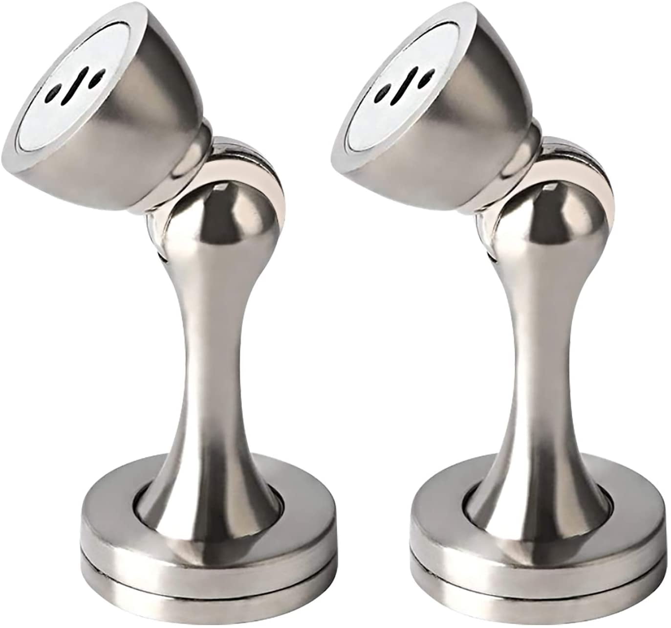 Door Stopper, Magnetic Door Stops, Brushed Satin Nickel, 2 Pack Wall ...