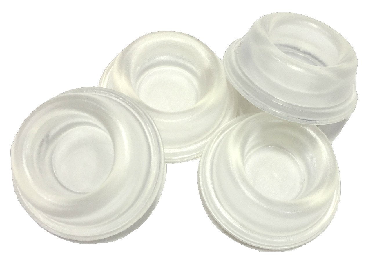 Door Stopper Wall Protector [4 Pack] - Clear Self Adhesive Rubber Door ...