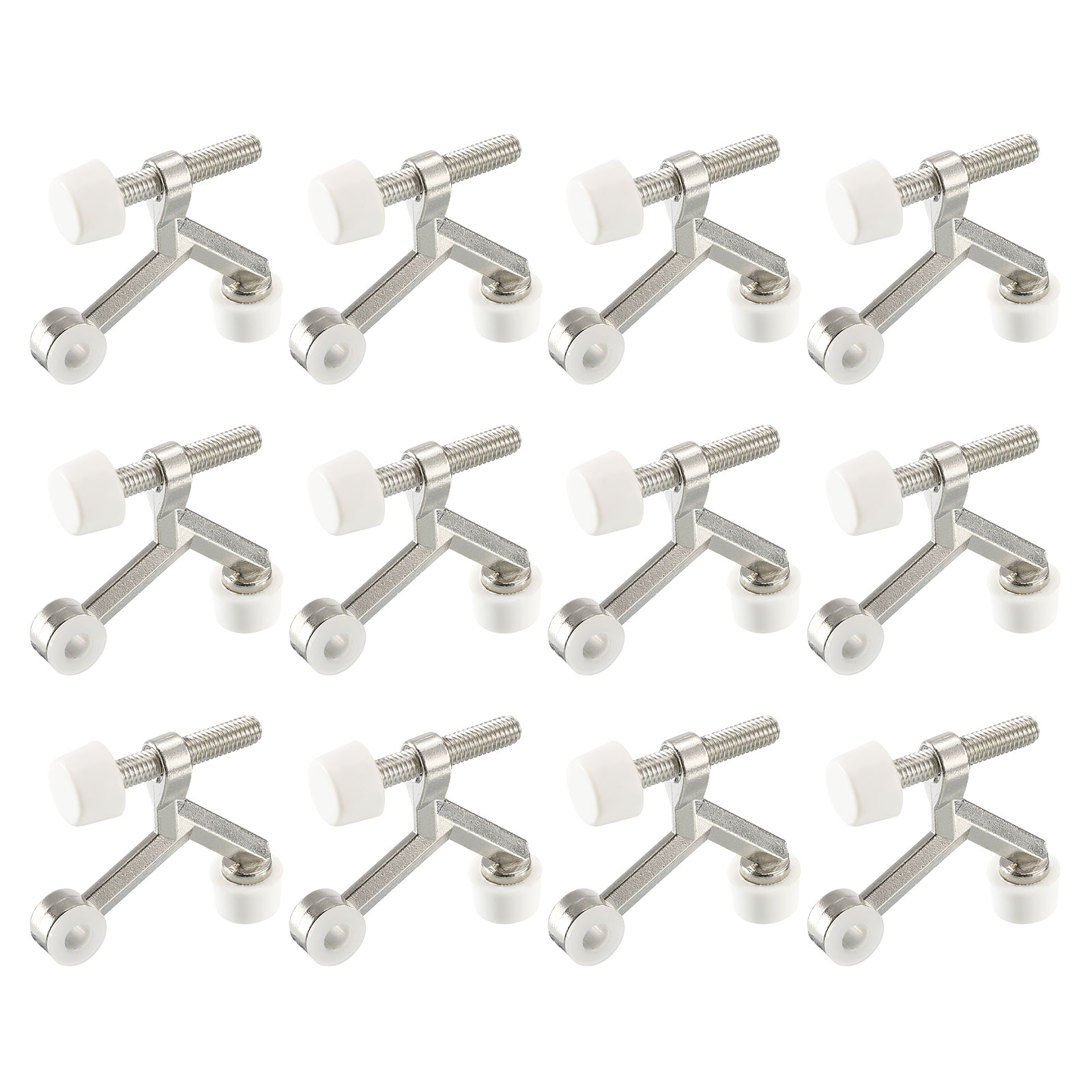 Door Stoppers, 12Pcs 2-1/6" x 1-7/9" - Zinc Alloy Adjustable Hinge Pin ...