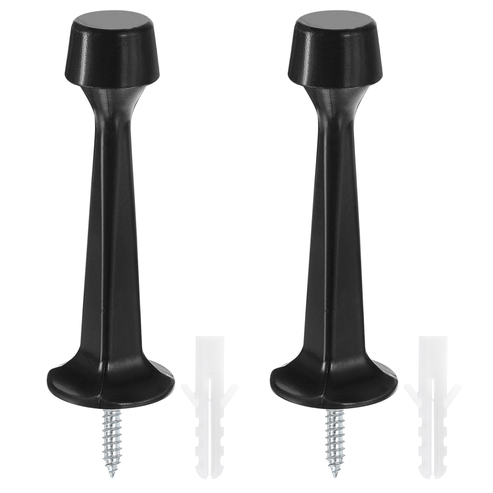 Door Stoppers, 2Pcs - Zinc Alloy Solid Rigid Door Stop with Screws ...