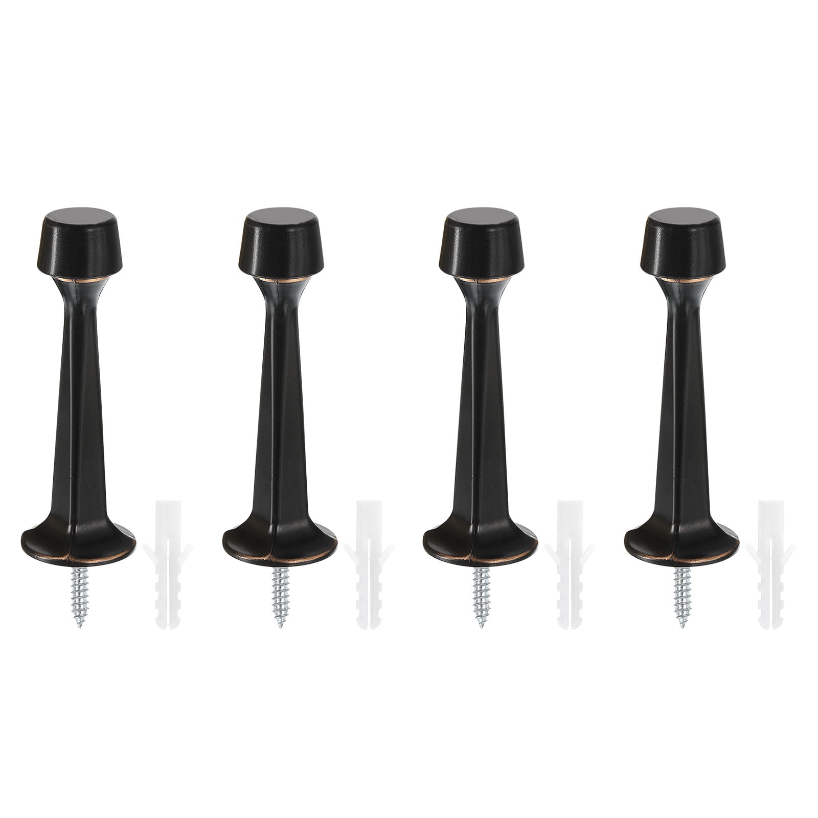 Door Stoppers, 4Pcs Zinc Alloy Solid Rigid Door Stop with Screws ...