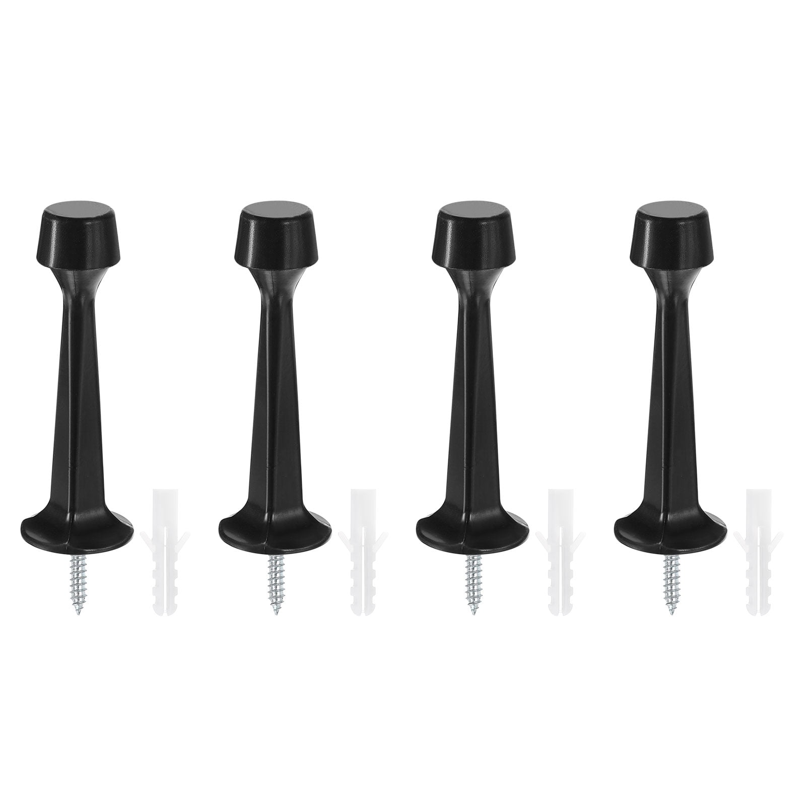 Door Stoppers, 4Pcs - Zinc Alloy Solid Rigid Door Stop with Screws ...