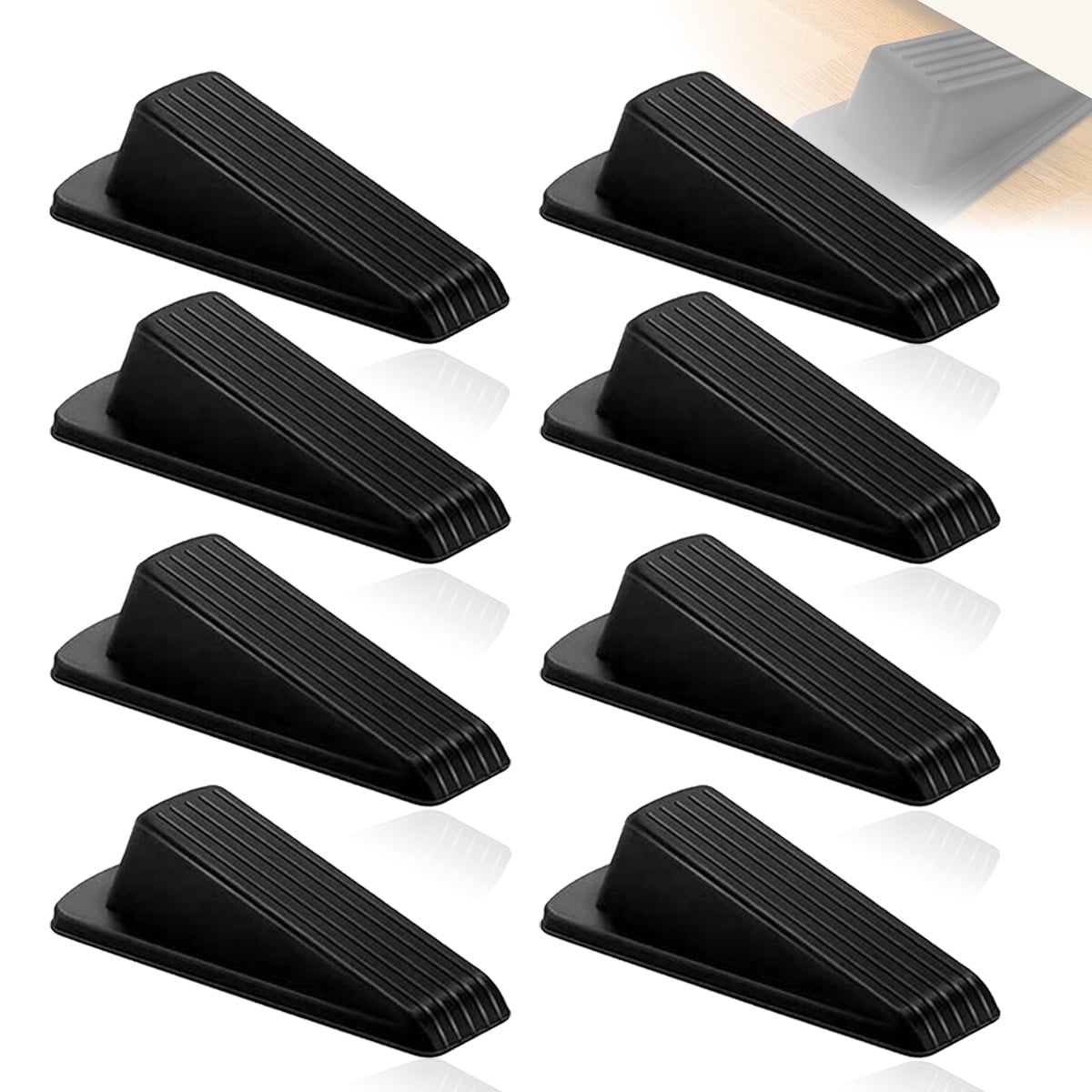 Door Stoppers for Multi Surface Floors, Natural Rubber Heavy Duty Non ...
