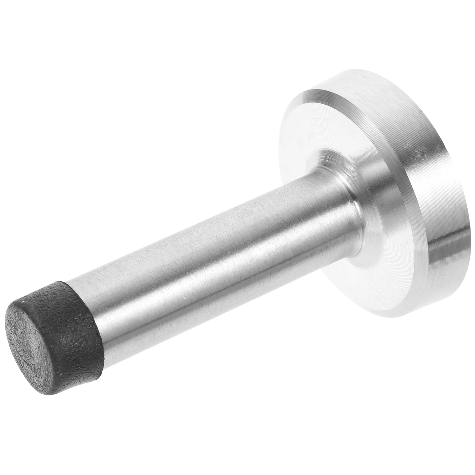 Yardwe Small Door Stopper Silver Rubber Wall Mounted 1Pack 2.95X1.69in ...
