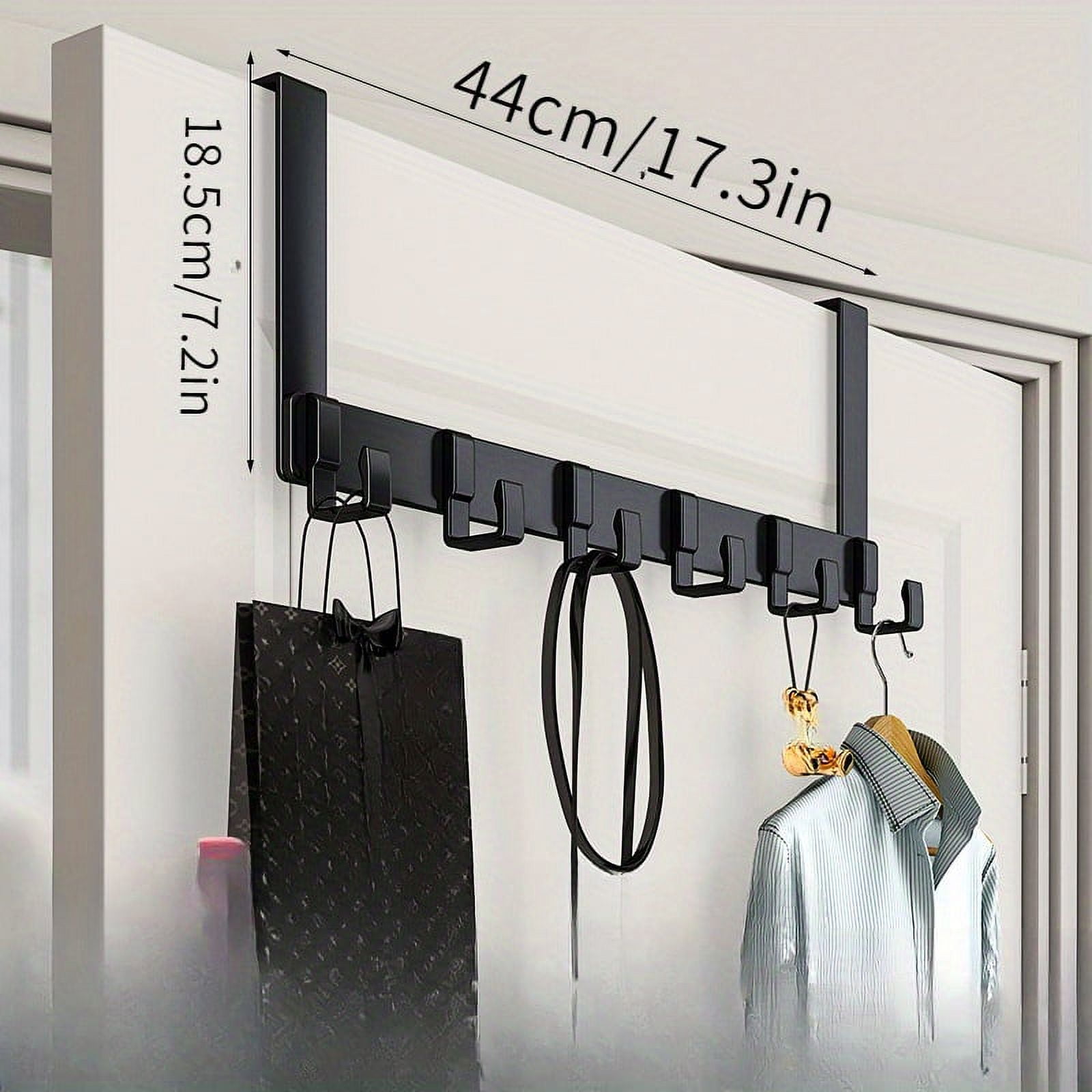 Over The Door Storage Hook - Detachable Door Rack for Hats, Coats ...