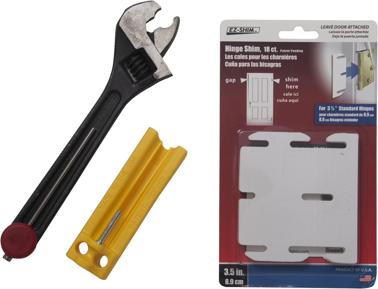 Door Straightener Kit - Hinge Shim, Knuckle Bender, Hinge Pin Removal ...