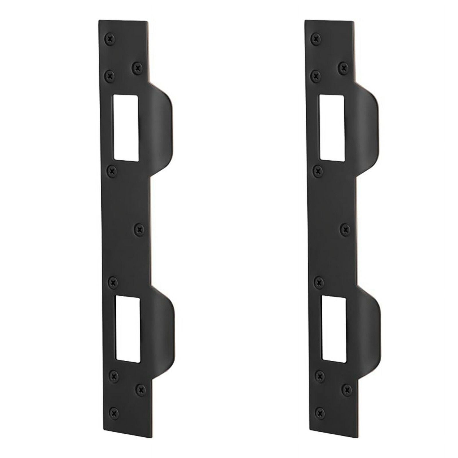 Door Strike Plate Double Holes, Heavy-Duty Latch Reinforcement for ...