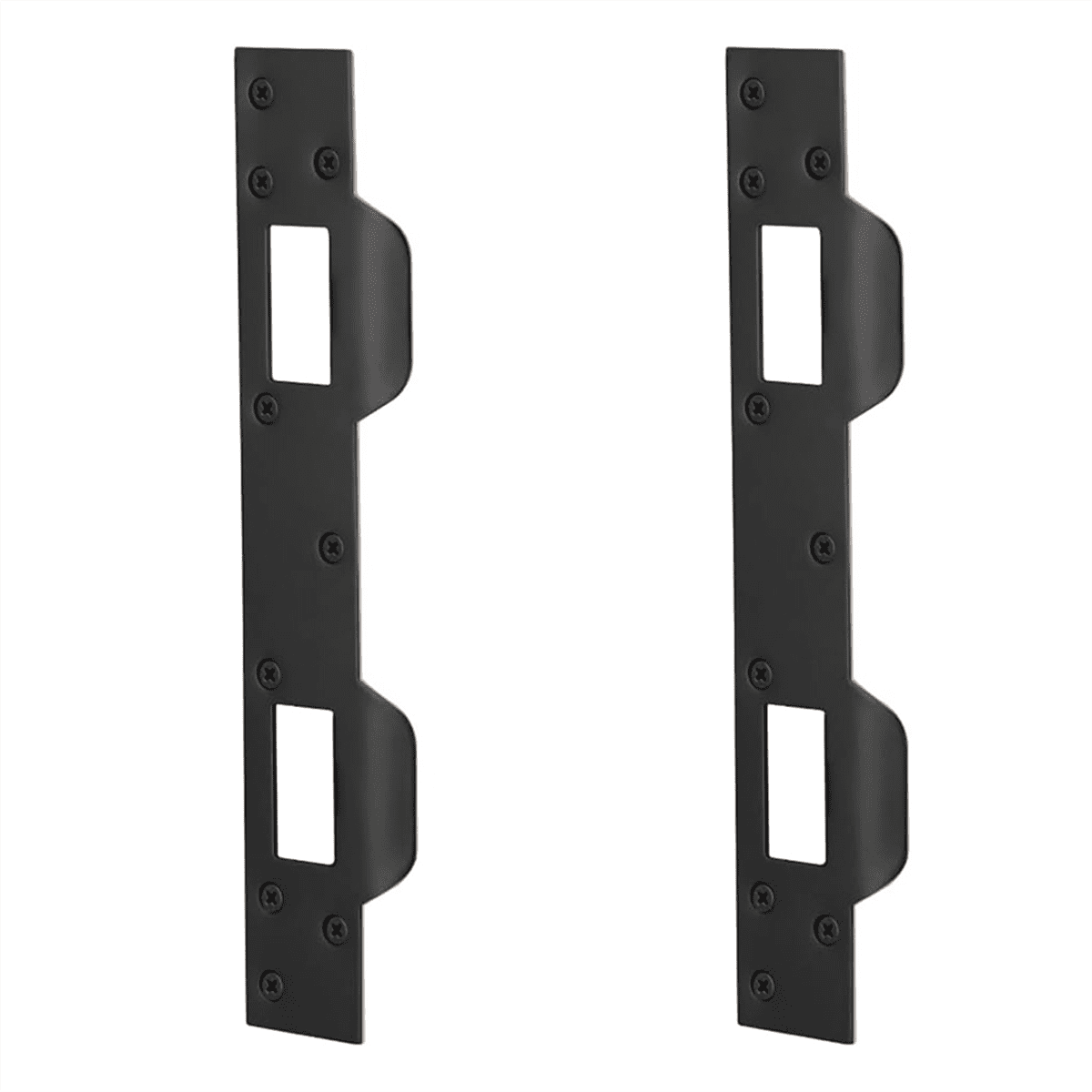 Door Strike Plate Double Holes, Heavy-Duty Latch Reinforcement for ...