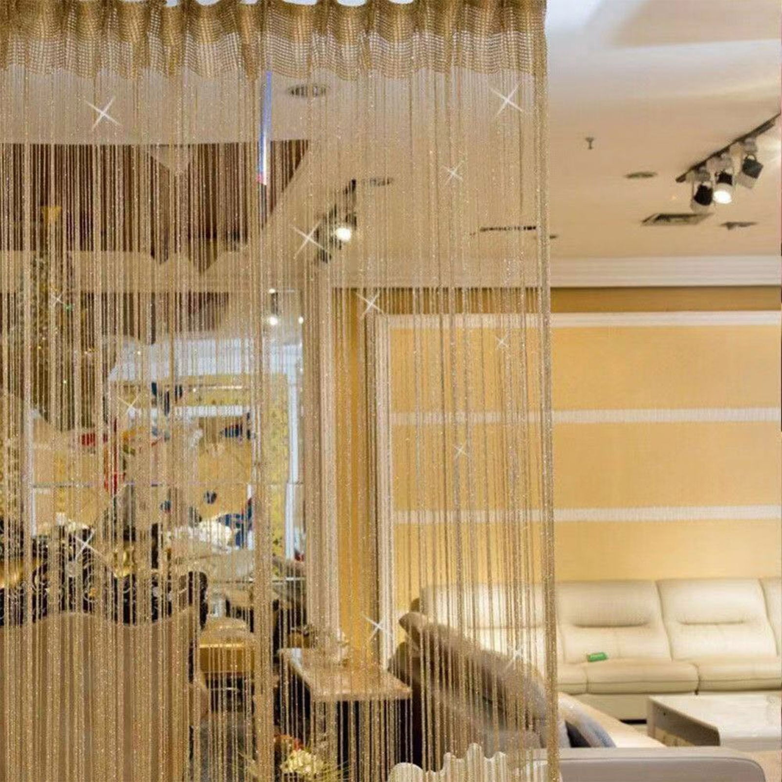 Door String Curtain, Wall Panel Fringe Window Room Divider Blind ...