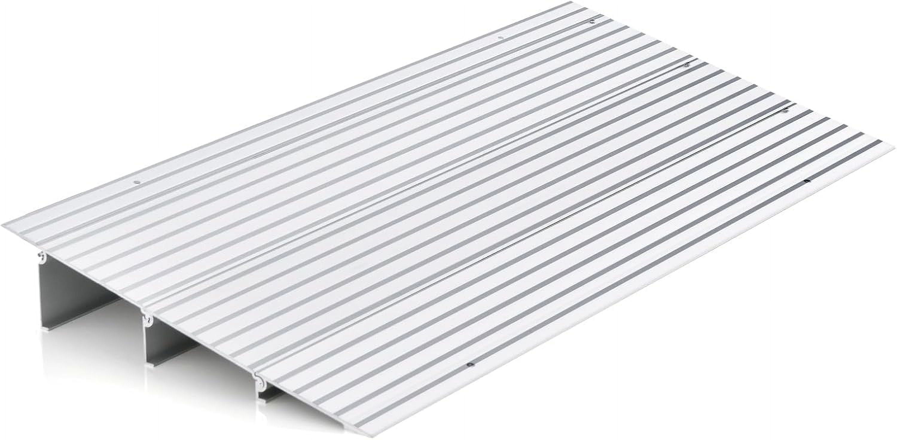 Door Threshold Ramp, 3" Rise Threshold Ramps for Doorways with Non-Slip ...