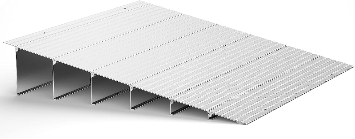 Door Threshold Ramp 6" Rise Door Ramp Aluminum Entry Ramp or Doorways ...