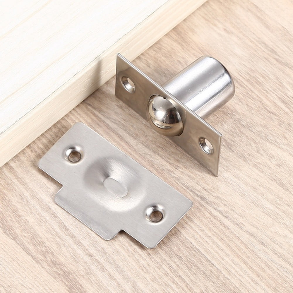 Door Top Bead Spring Invisible Wood Cabinet Door Beads Lock Closet Ball ...