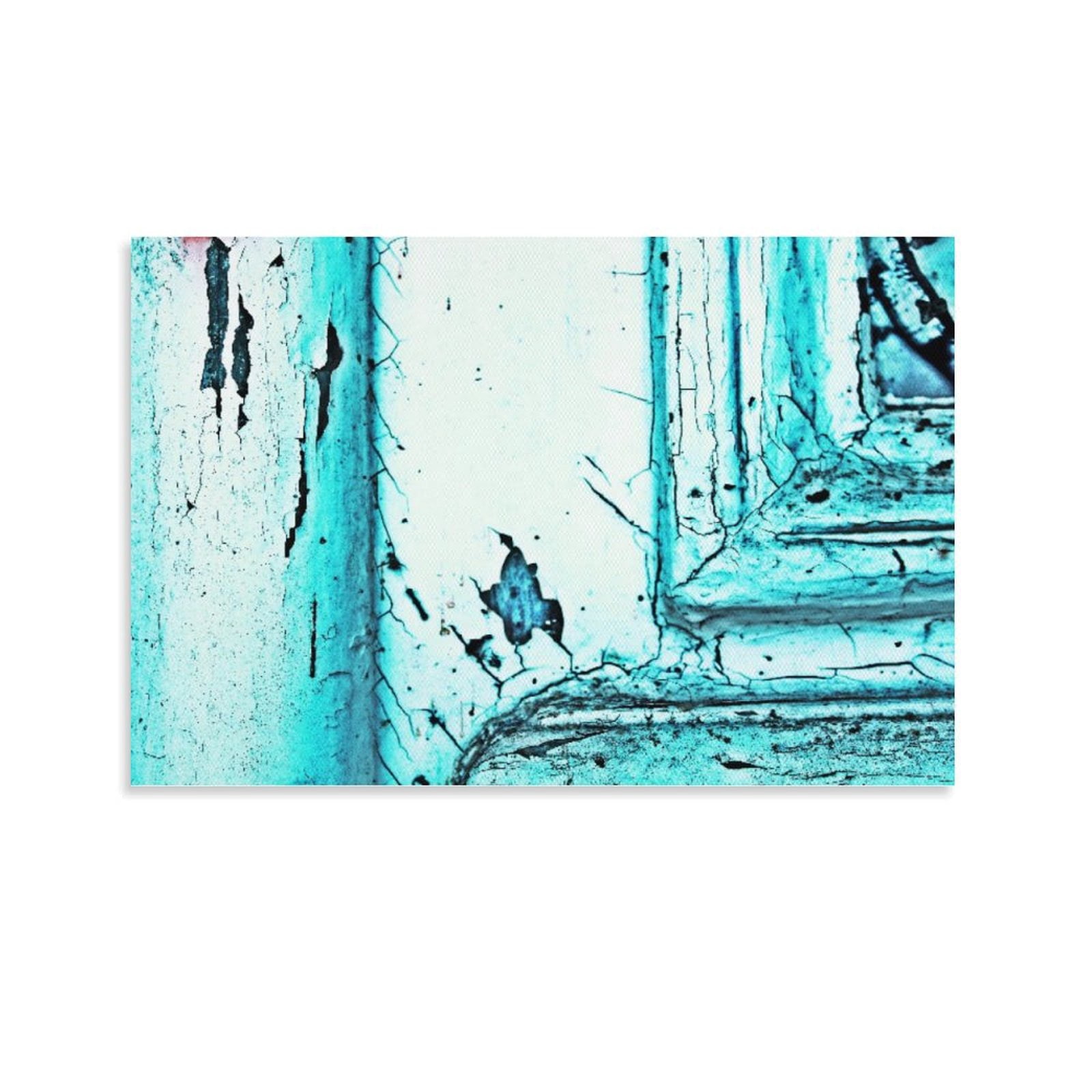 Door Turquoise Blue Canvas Art Poster And Wall Art Picture Print Modern ...