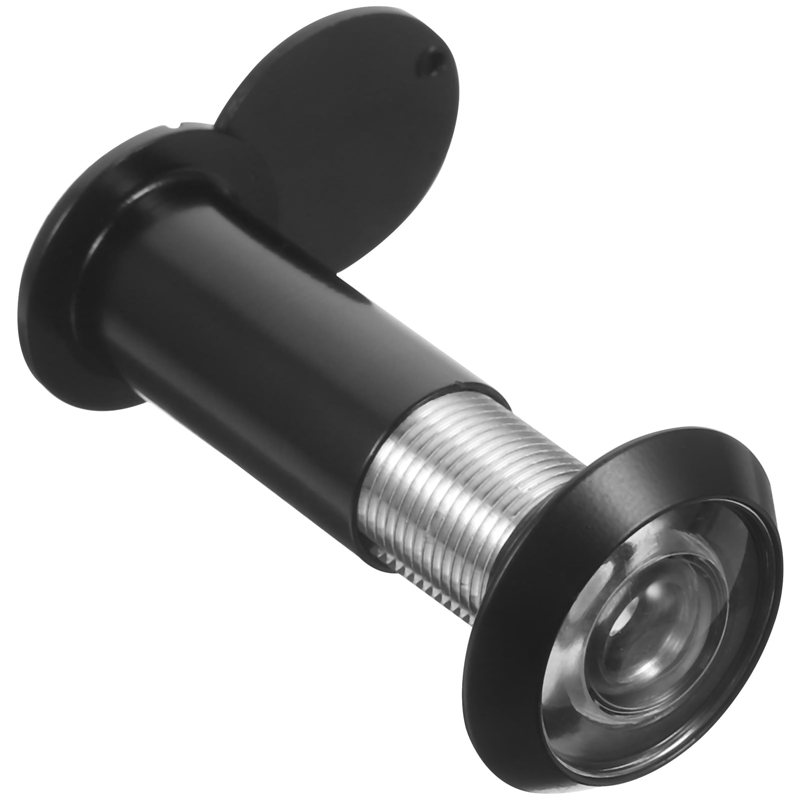 Door Viewer Peephole Brass Glass Lens with Heavy Duty Privacy Cover for ...