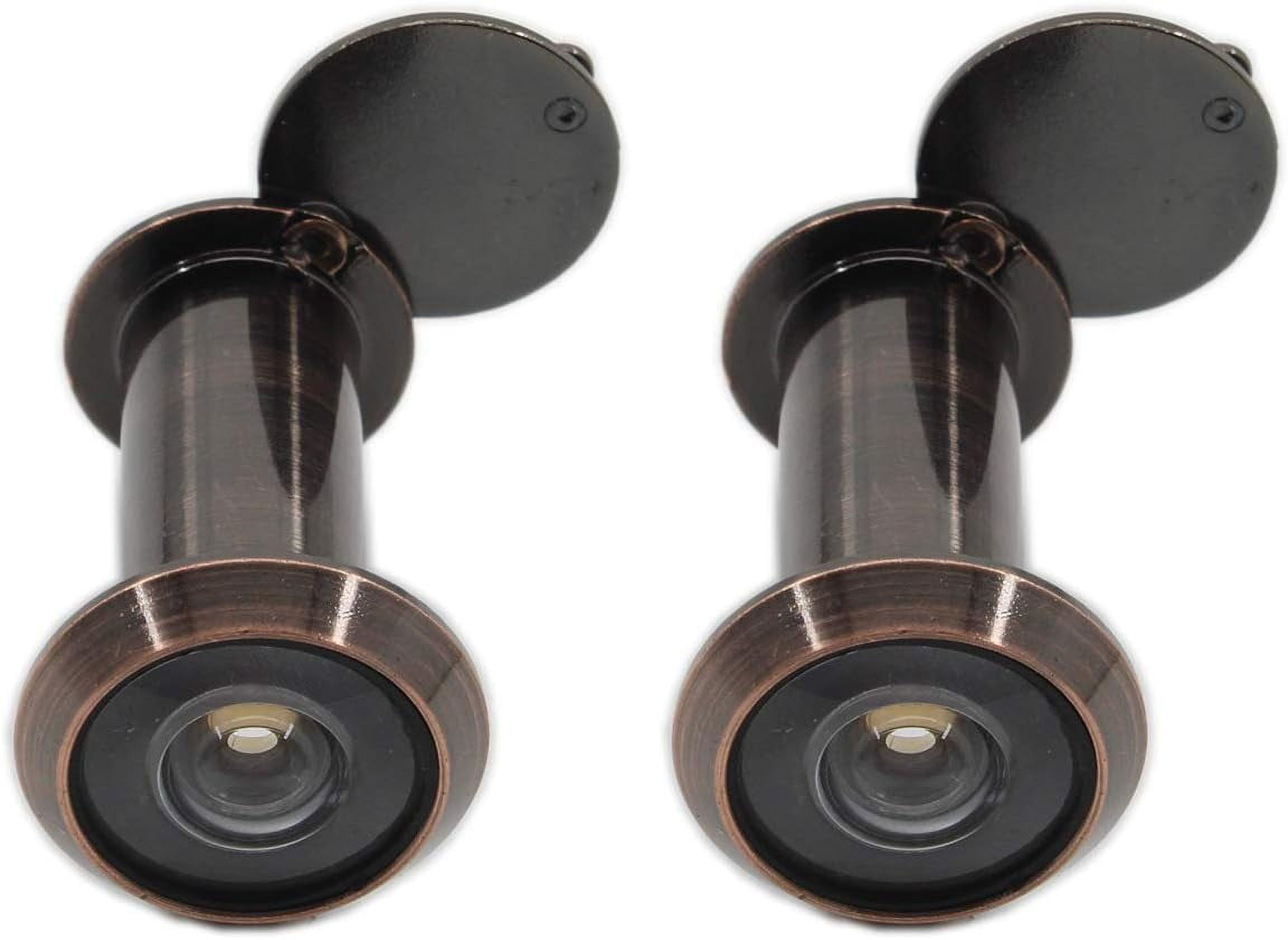 Door Viewer Peephole, Peep Hole Solid Brass 200-Degree Door Viewer with ...