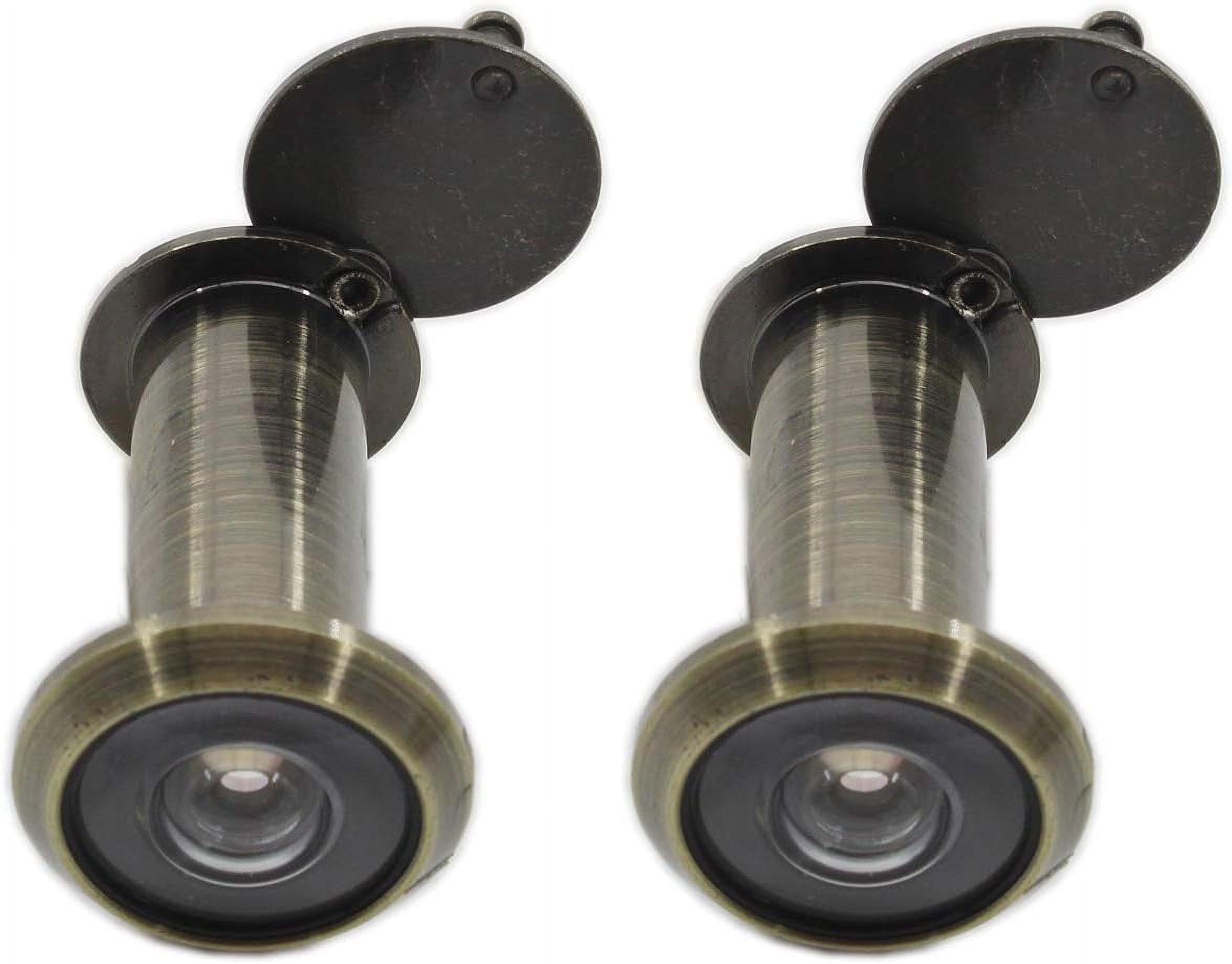 Door Viewer Peephole, Peep Hole Solid Brass 200-Degree Door Viewer with ...
