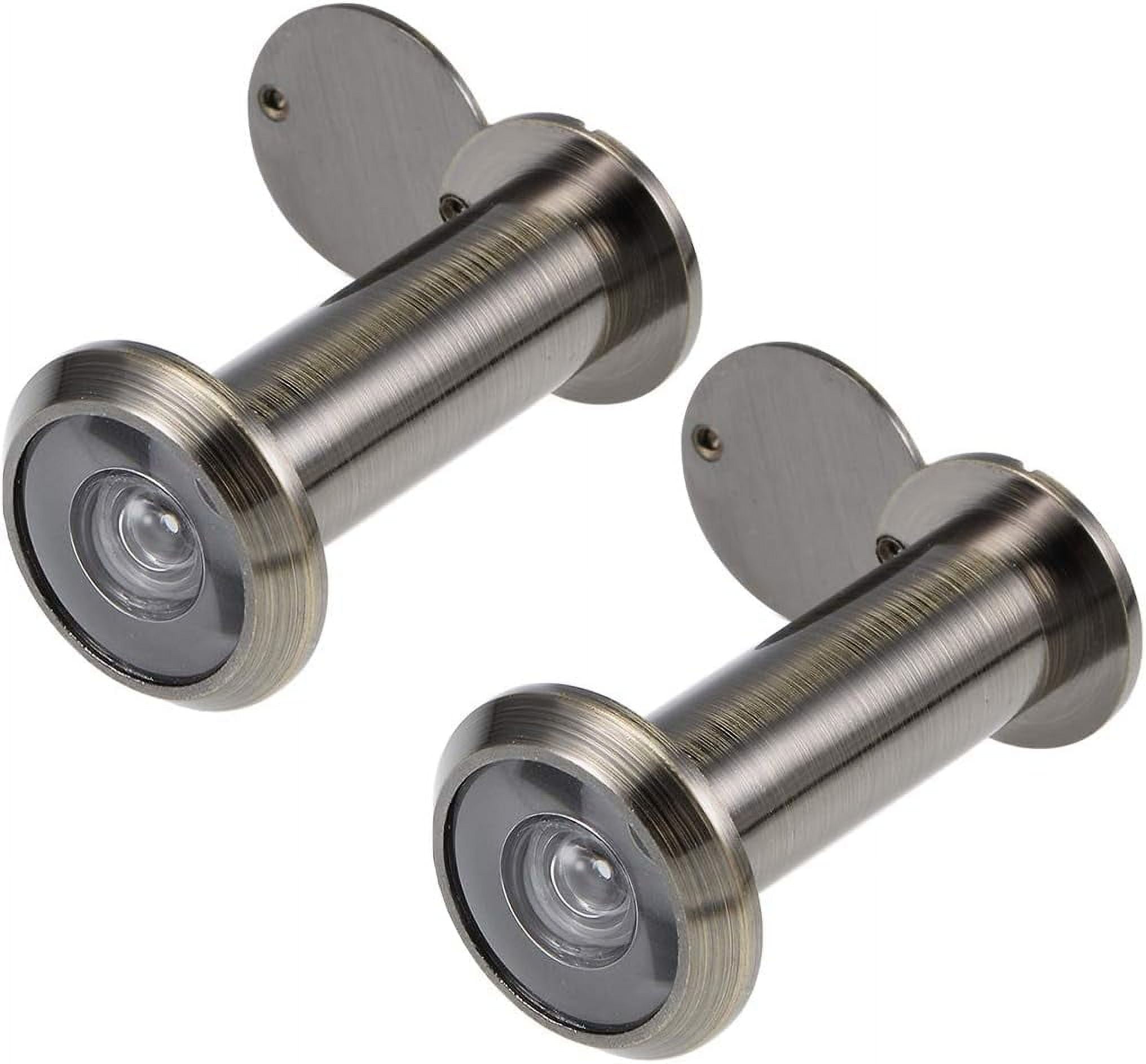 Door Viewer, Solid Brass 220-degree Door Viewer Peephole with Cover for ...