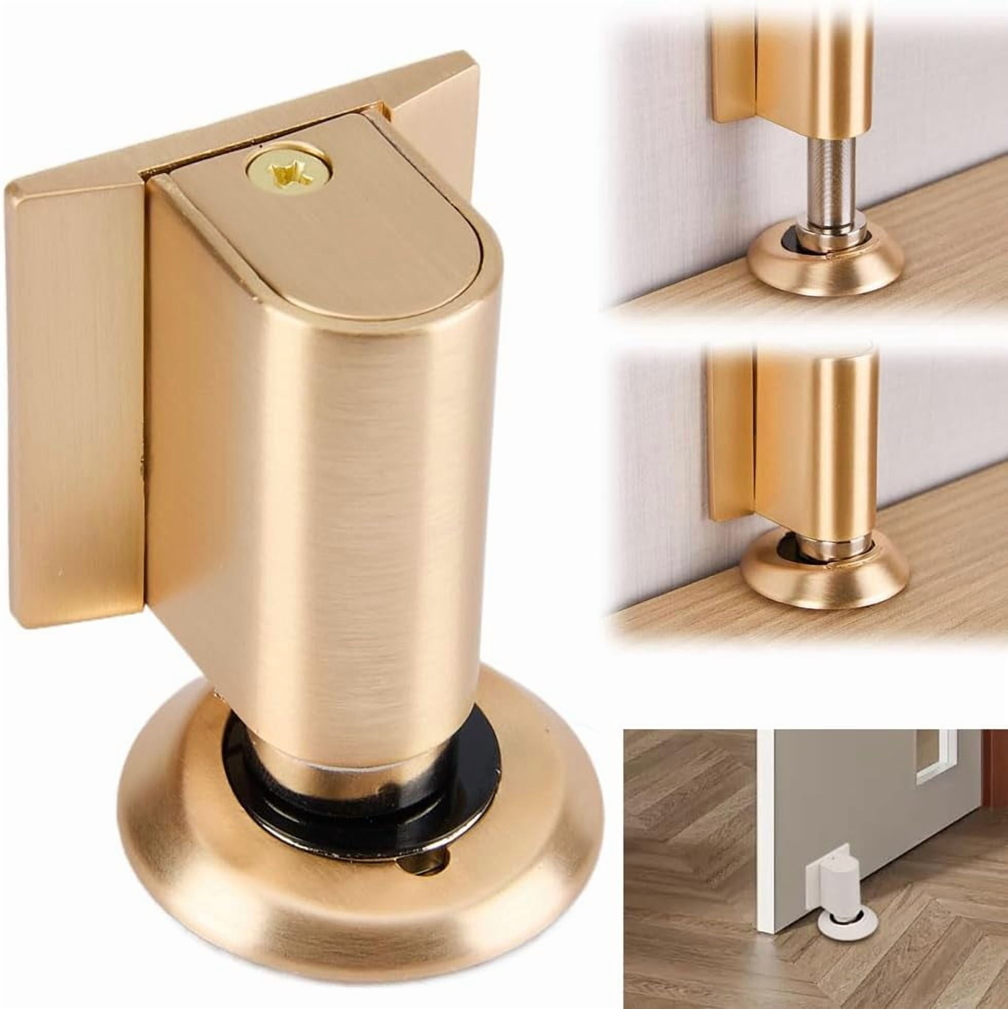 Door Wedge Stopper, 2025 New Magnetic Doors Stoppers for Bottom of Door, No Drill Invisible ...