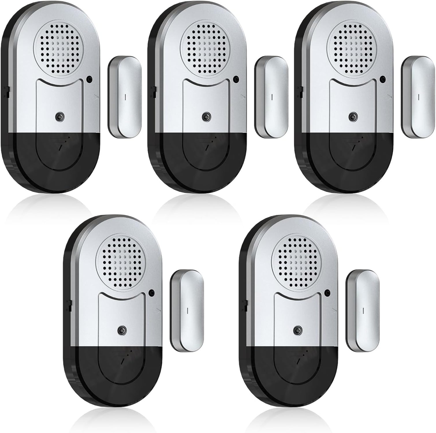 Door Window Alarms - 5 Pack,125dB,Volume Control,Window Door Open Alarm ...