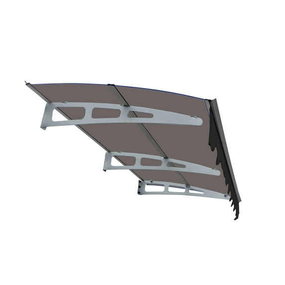 Door Window Awning Canopy , 79" x 34" Awnings with Polycarbonate Sheet ...