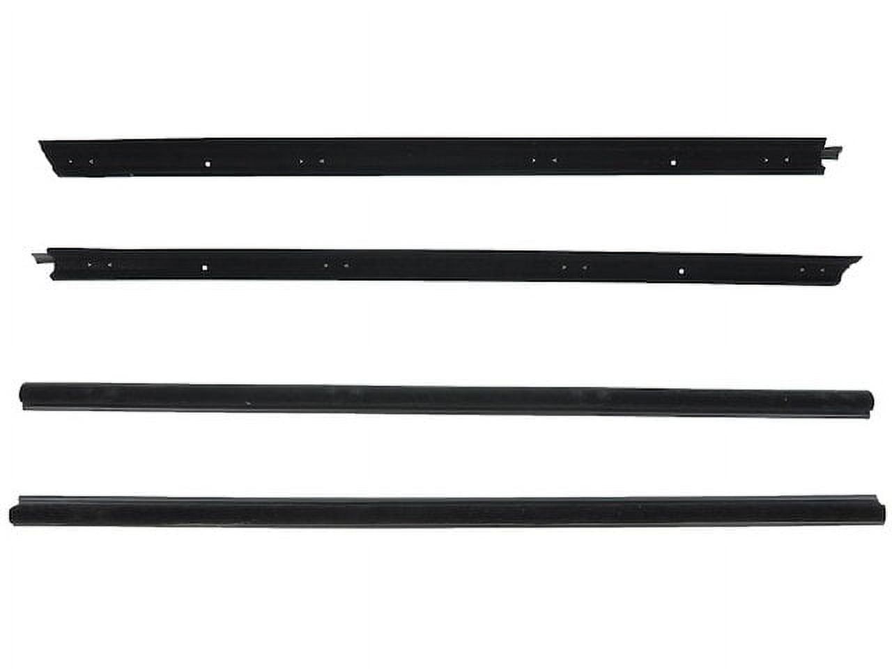 Door Window Belt Weatherstrip 4 Piece Set - Compatible with 1987 - 1995 ...
