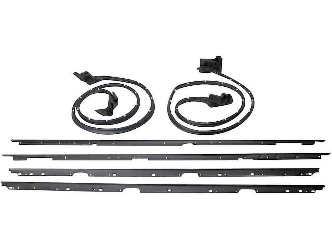 Door Window Belt Weatherstrip Kit 6 Piece - Compatible with 1982 - 1992 ...