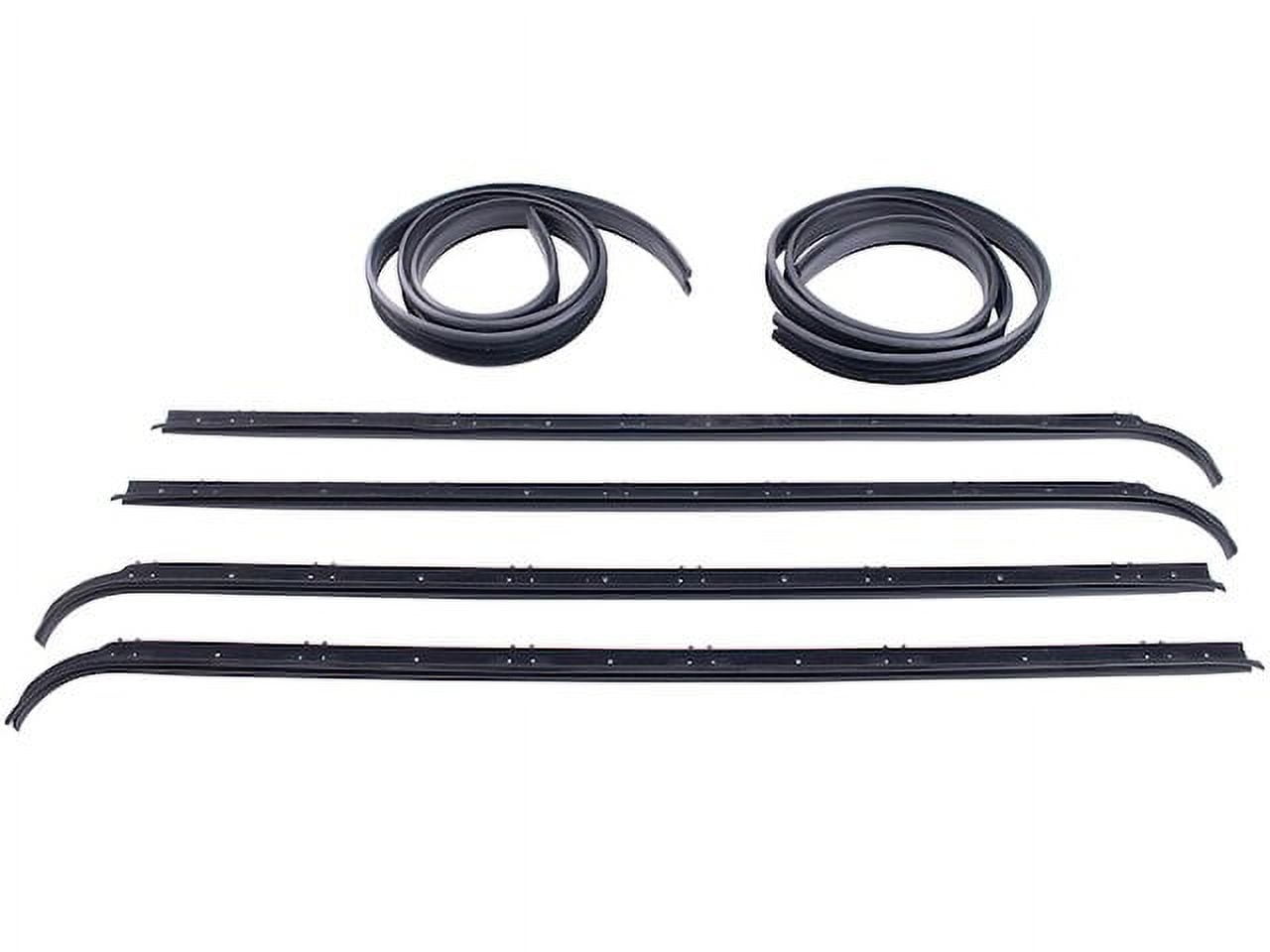 Door Window Belt Weatherstrip Kit 6 Piece - Compatible with 1984 - 1988 ...